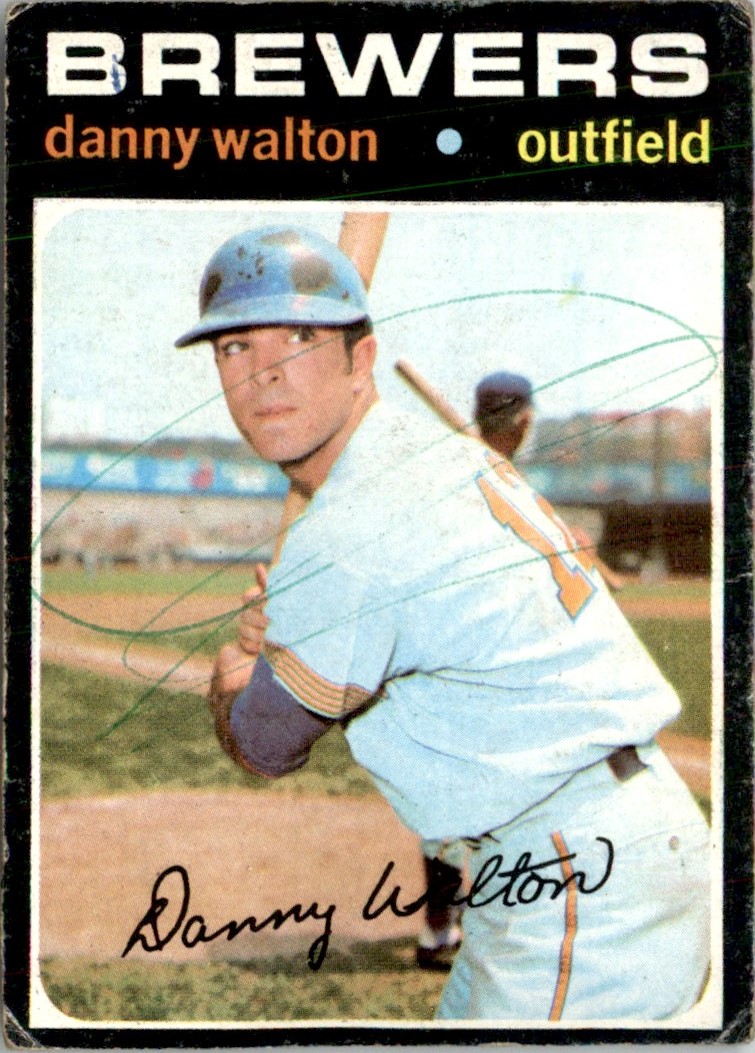 1971 Topps Danny Walton #281 on Kronozio