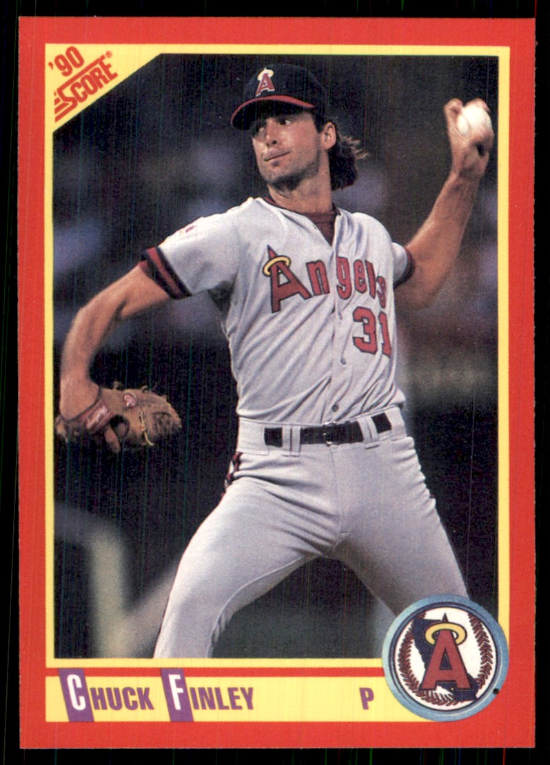 1990 Score Chuck Finley #380 on Kronozio