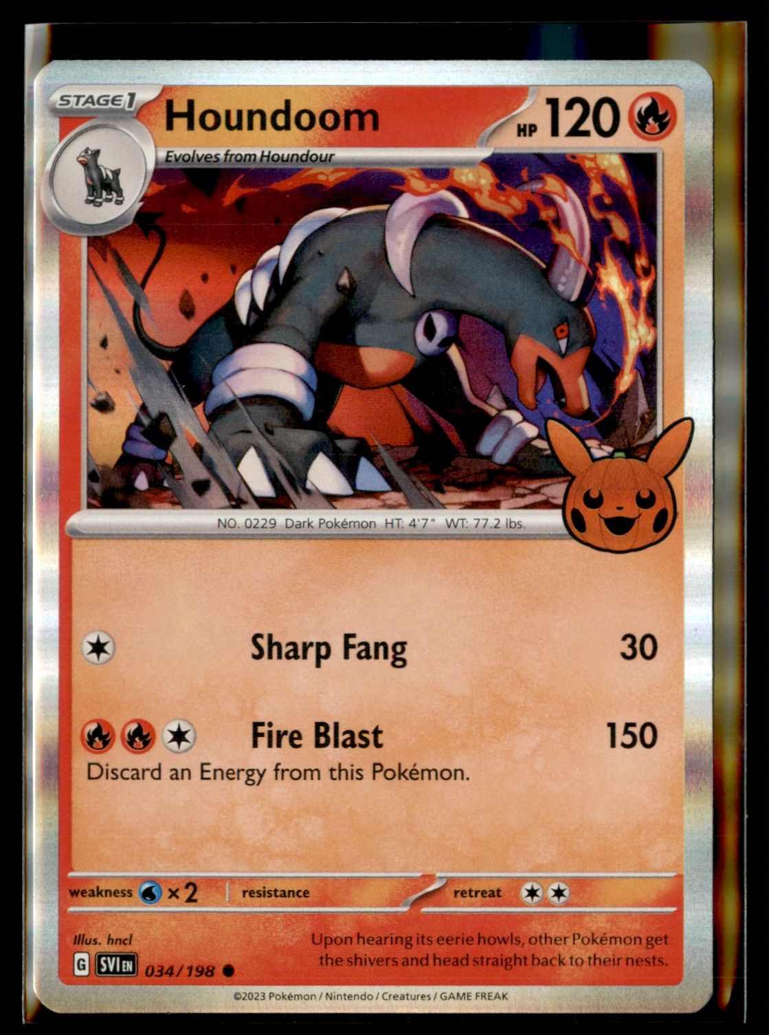 Houndoom Card
