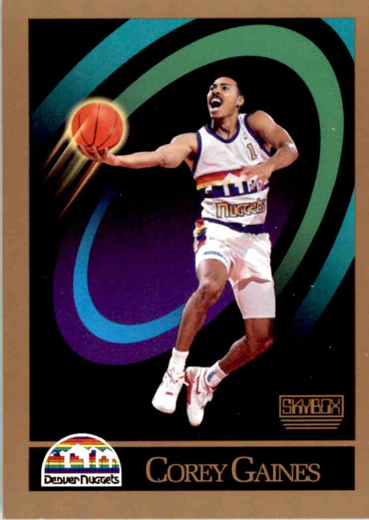1990-91 Skybox NBA Corey Gaines #379 on Kronozio