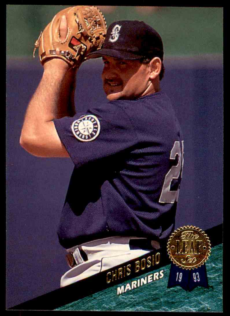1993 Leaf Chris Bosio #255 on Kronozio