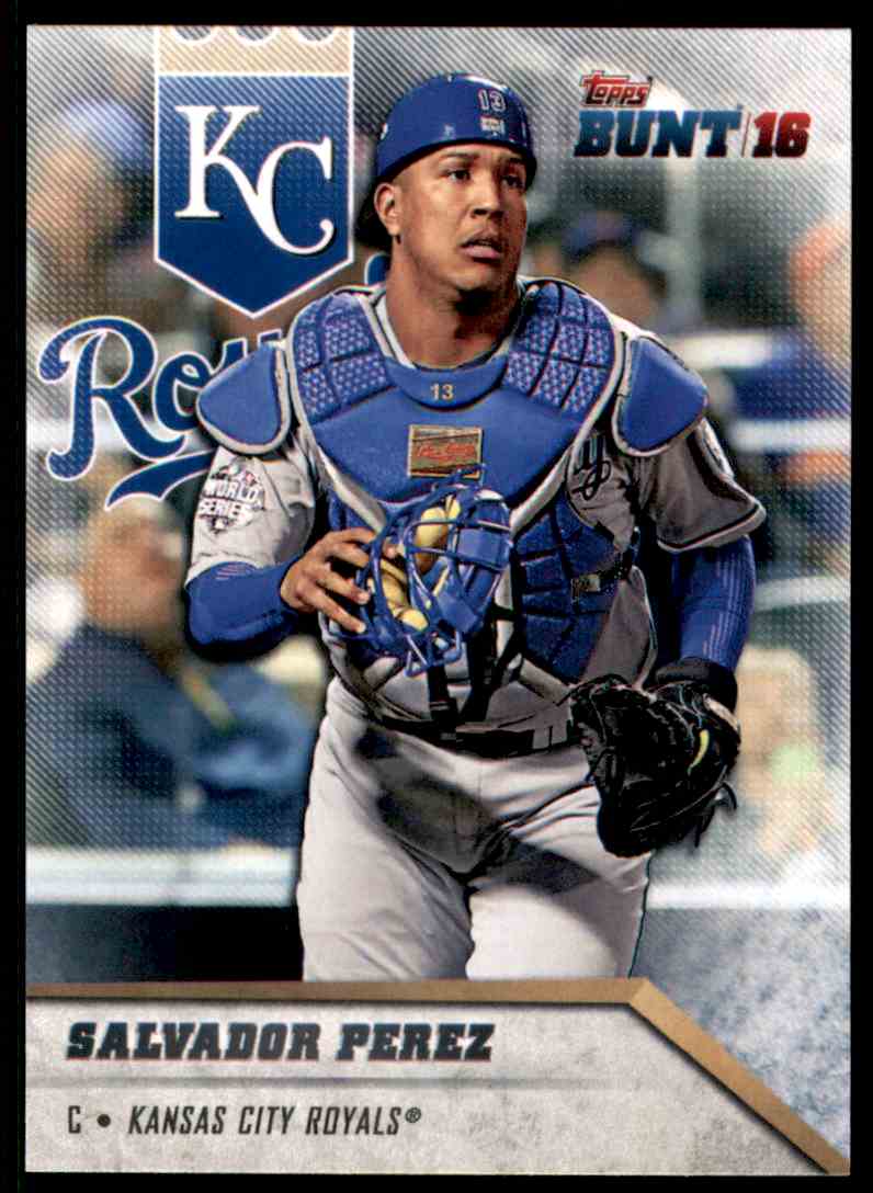 2016 Topps Bunt Salvador Perez #131 on Kronozio
