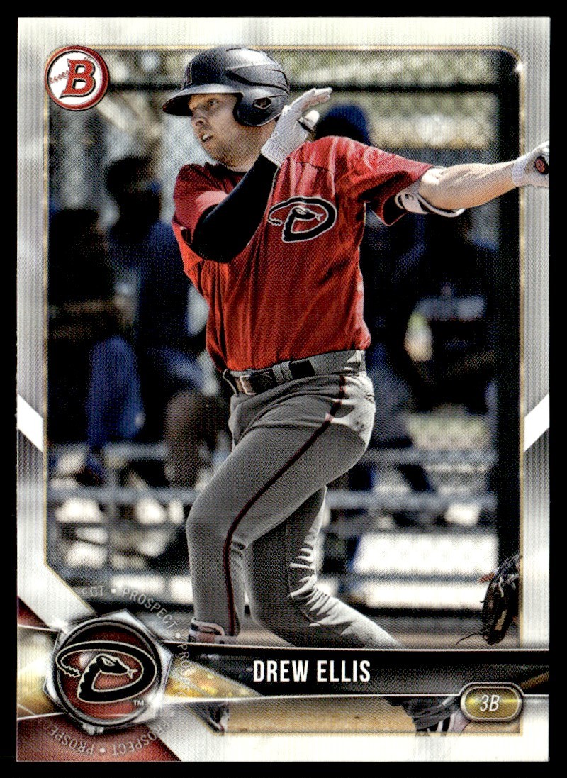 2018 Bowman Draft Drew Ellis #BD-21 on Kronozio