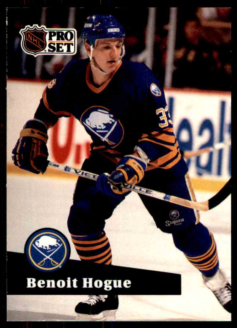 1991-92 Pro Set Benoit Hogue #17 on Kronozio