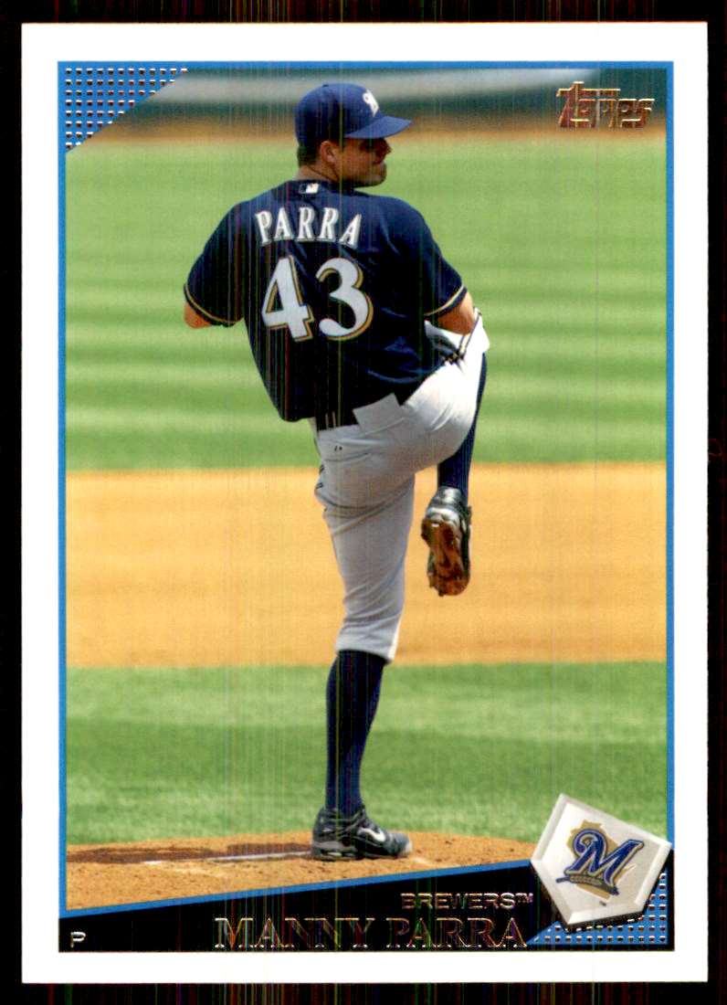 2009 Topps Manny Parra #647 on Kronozio