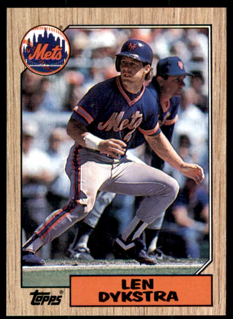 1987 Topps Len Dykstra #295 on Kronozio