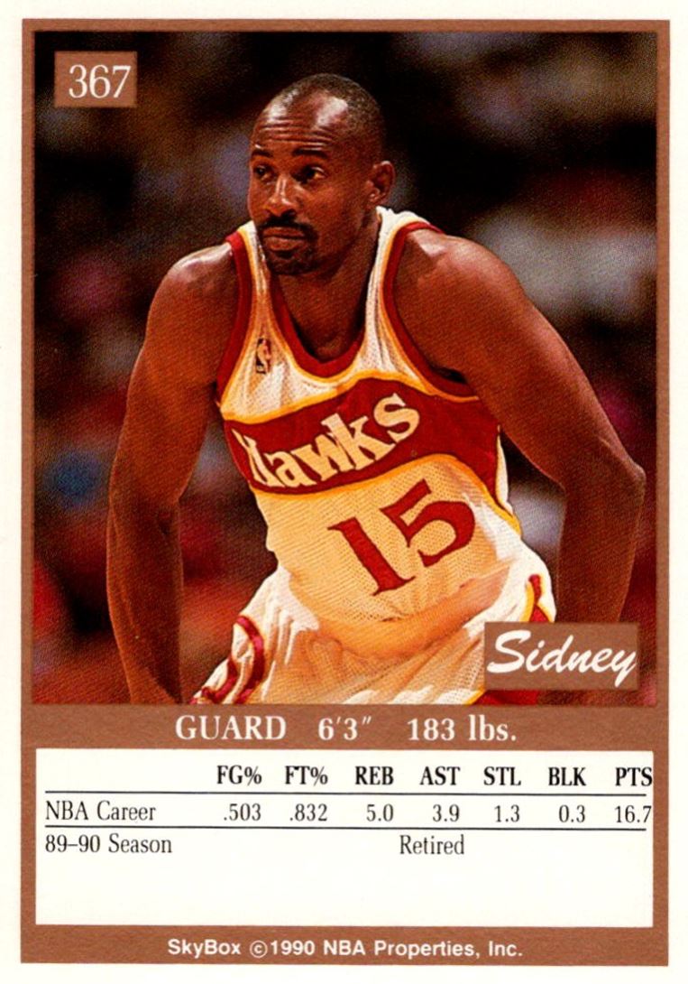 1990-91 SkyBox Sidney Moncrief #367 on Kronozio