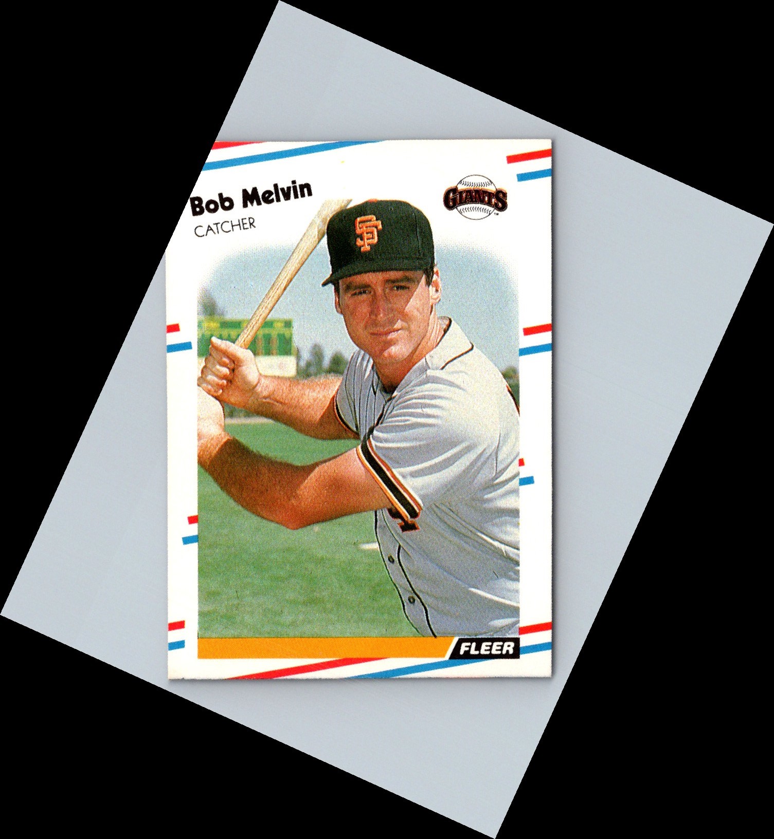 1988 Fleer Bob Melvin #91 on Kronozio