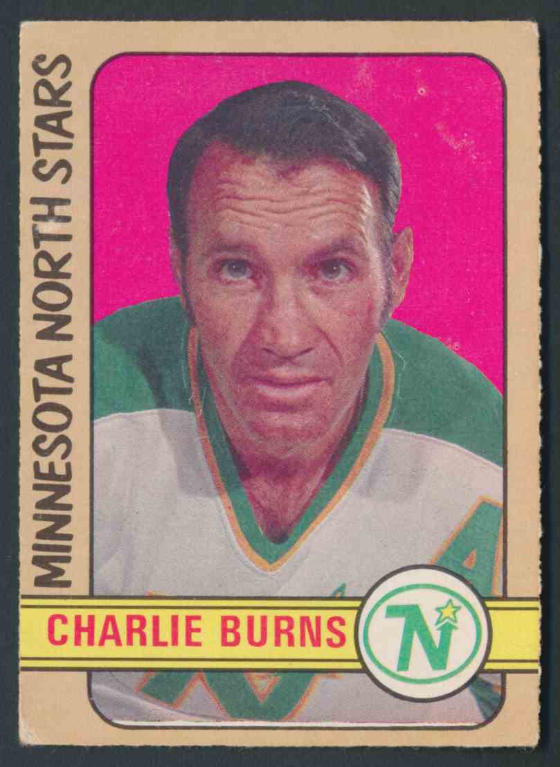 1972-73 O-Pee-Chee Charlie Burns #178 on Kronozio
