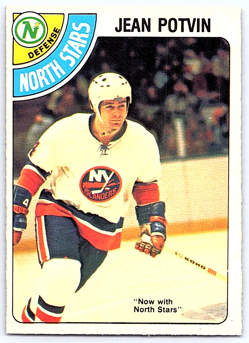1978-79 O-Pee-Chee **C** Jean Potvin #287 on Kronozio