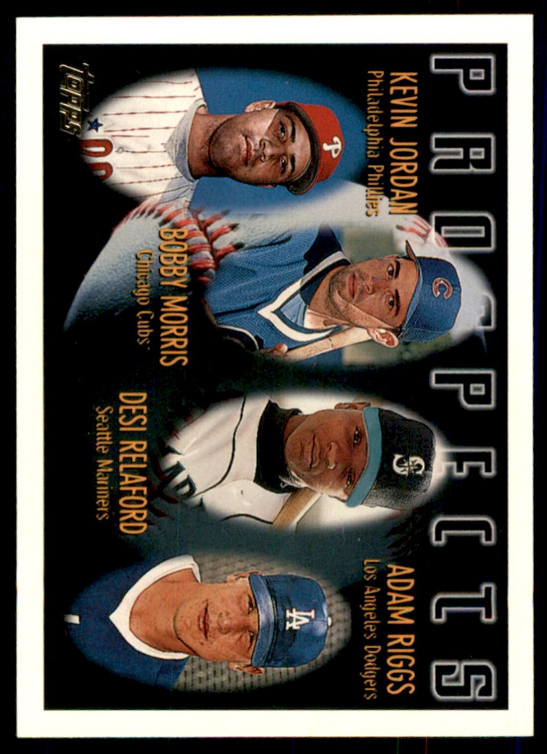 1996 Topps Kevin Jordan/Bobby Morris/Desi Relaford/Adam Riggs #426 on ...