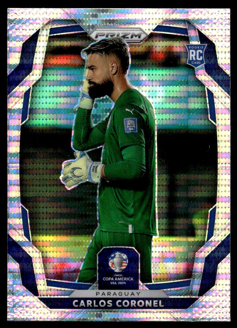 2024 Panini Prizm Copa America Silver Pulsar Carlos Coronel RC #77 on ...