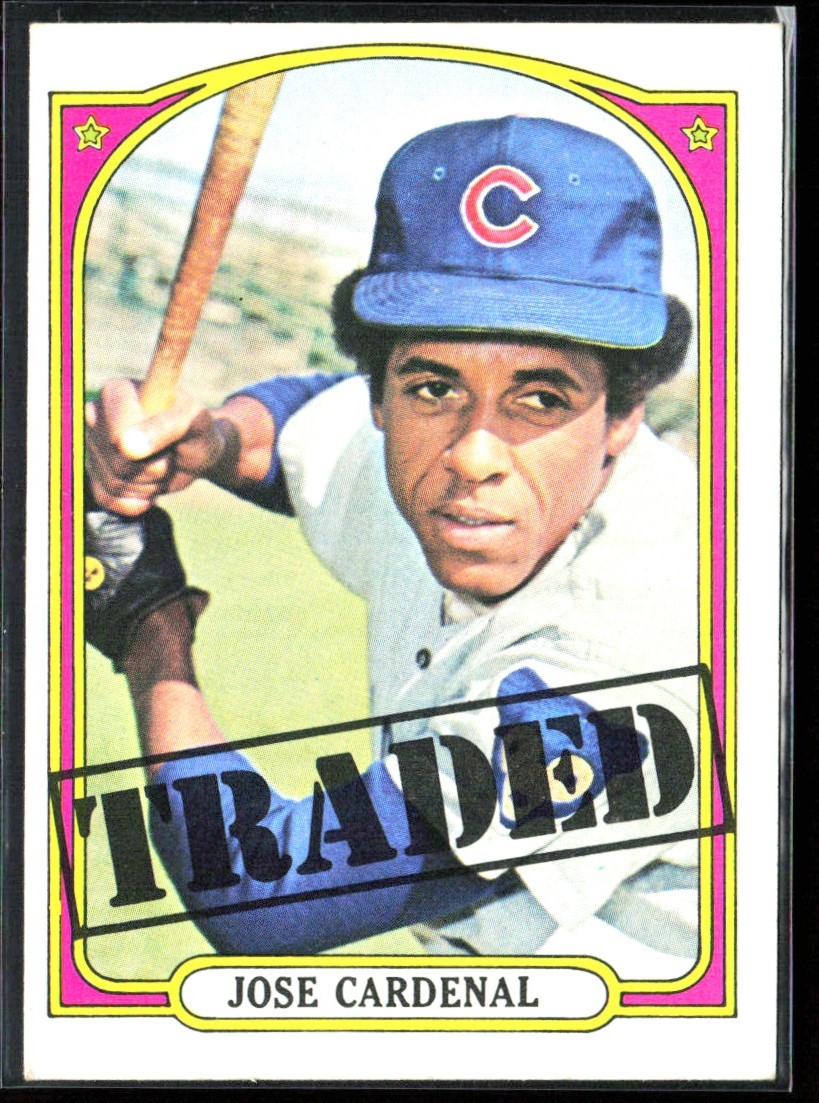 1972 Topps Traded Jose Cardenal #757 on Kronozio