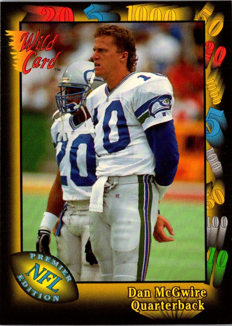 1991 Wild Card Dan McGwire #34 on Kronozio