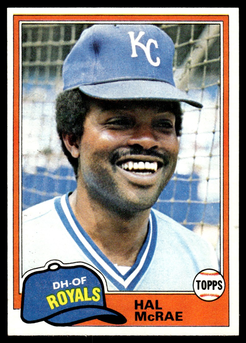 1981 Topps Hal McRae #295 on Kronozio