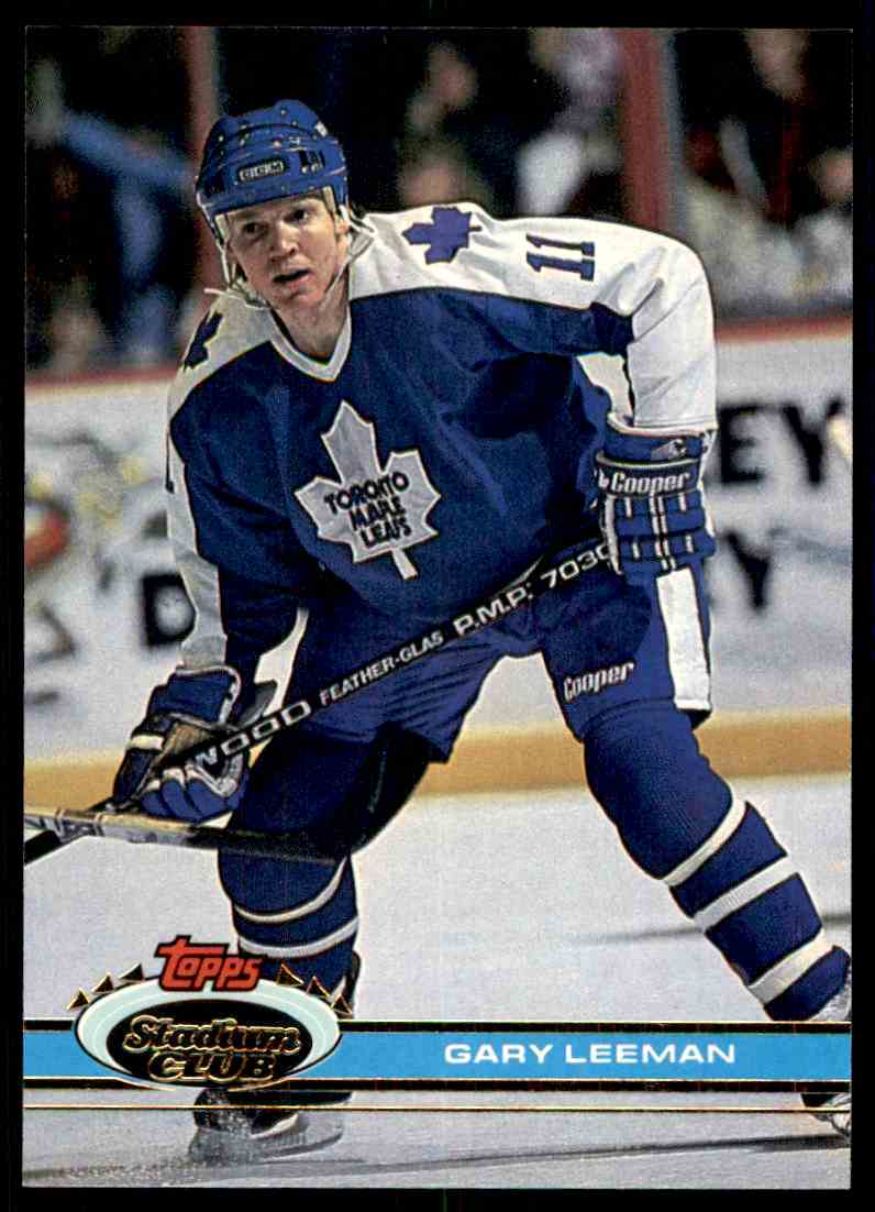 1991-92 Topps Stadium Club Gary Leeman #158 on Kronozio