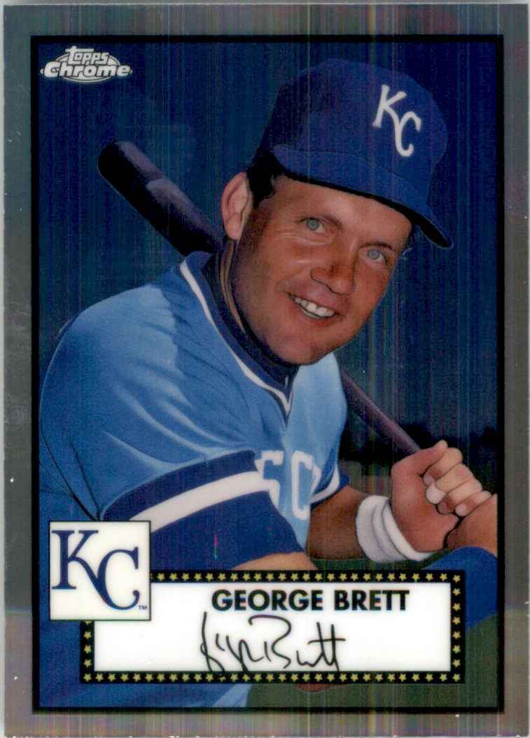 2021 Topps Chrome Platinum Anniversary George Brett #608 on Kronozio