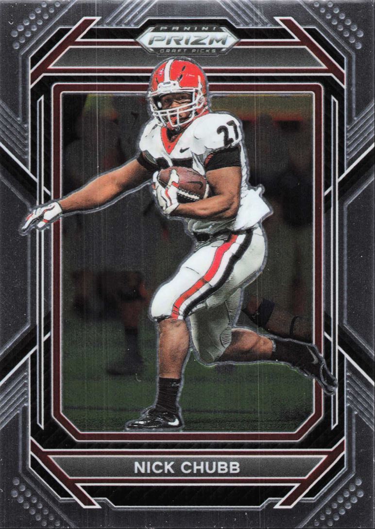 2023 Panini Prizm Draft Picks Nick Chubb #80 on Kronozio