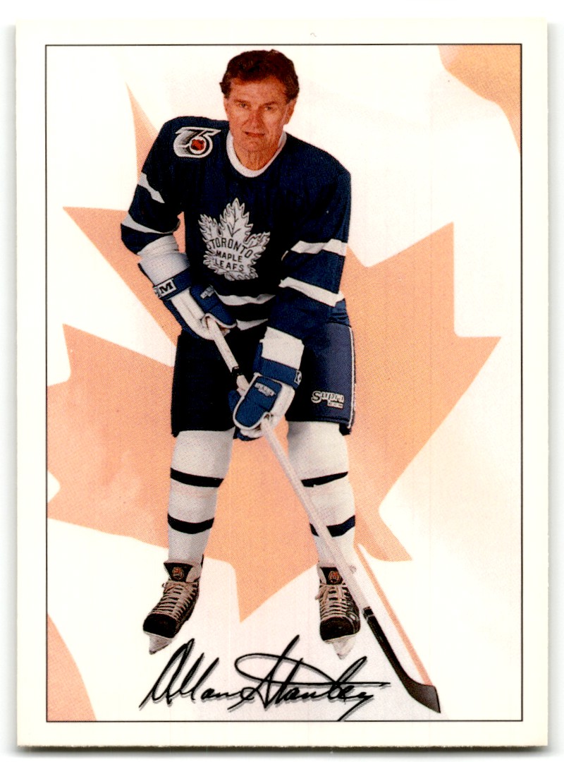 1991-92 Ultimate Original 6 Allan Stanley #75 on Kronozio