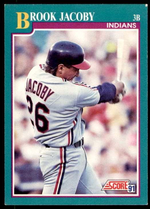 1991 Score Brook Jacoby #162 on Kronozio