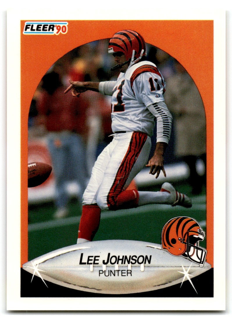 1990 Fleer Lee Johnson #217 on Kronozio